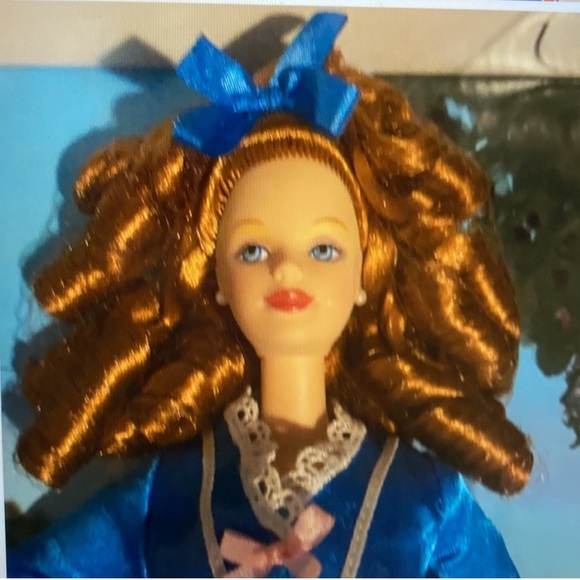 Barbie | Other | Barbie Blue And Brown Wig With Spiral Curls | Poshmark